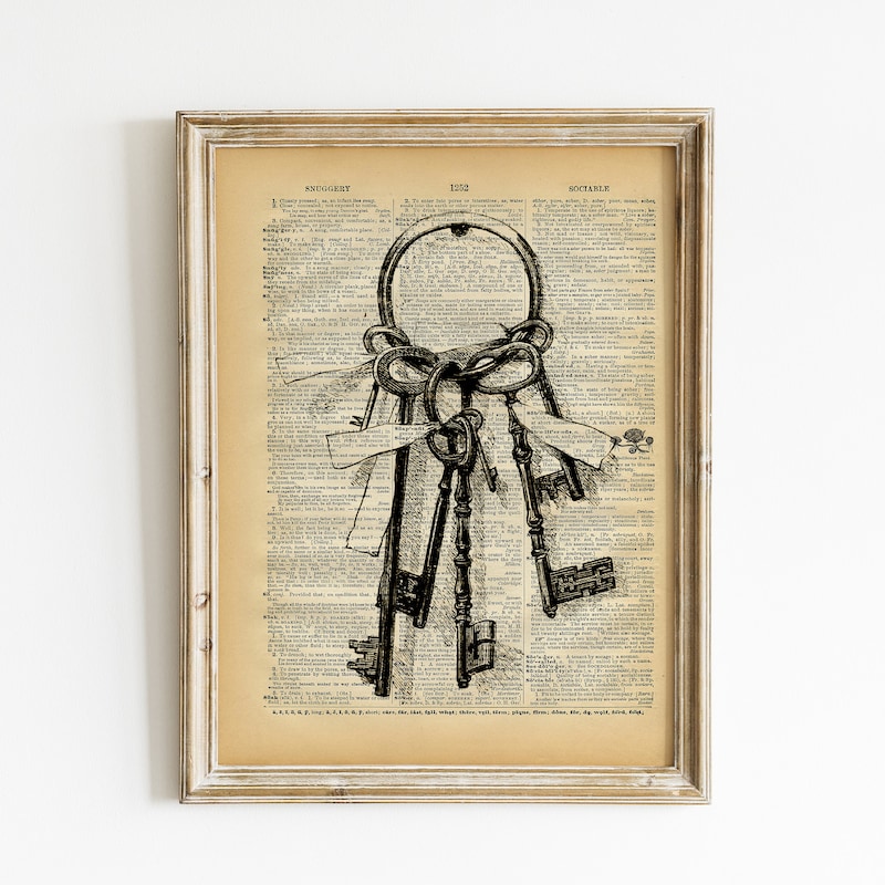 Skeleton Key Art - Etsy