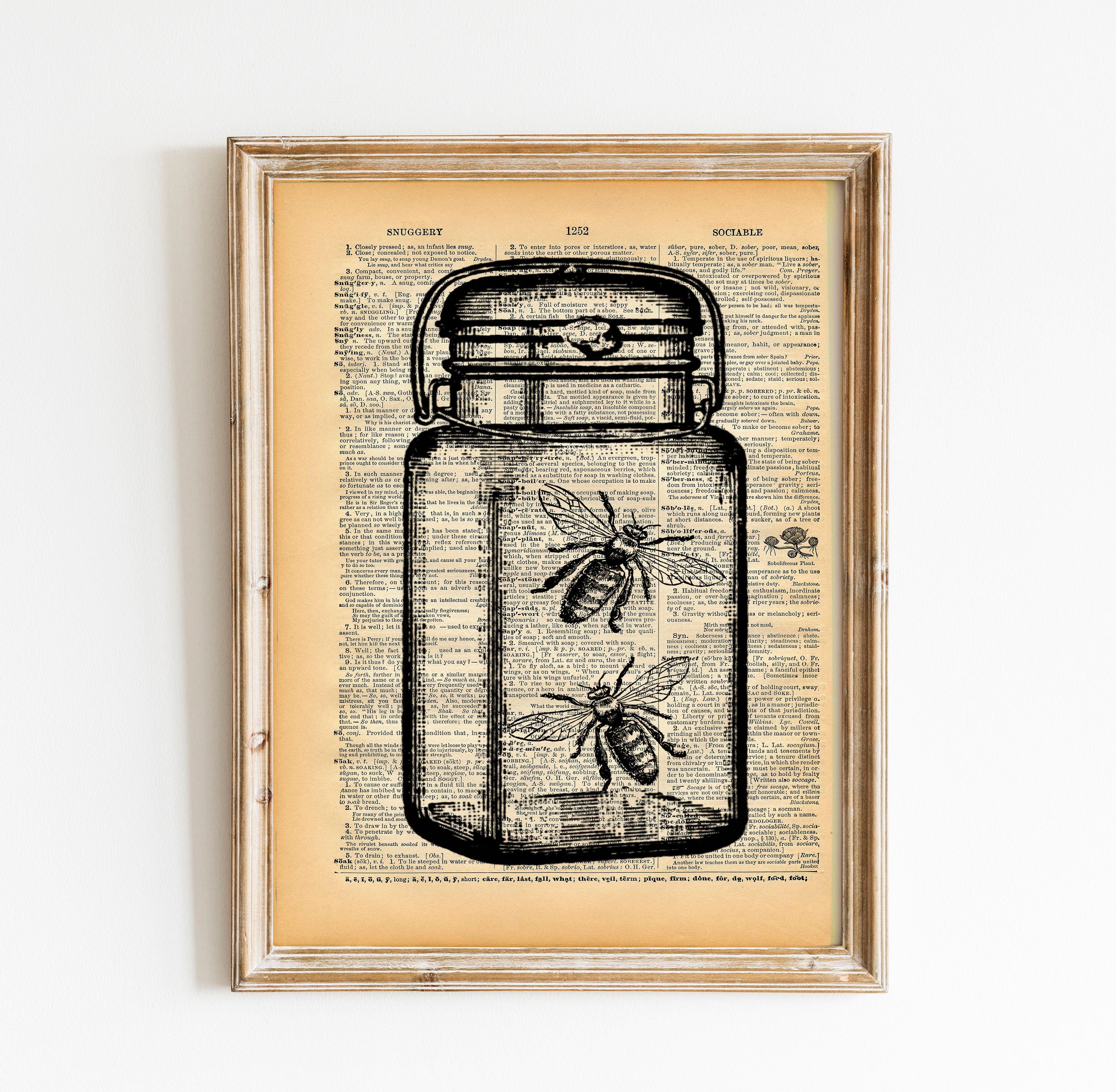 Fireflies In A Jar Drawing