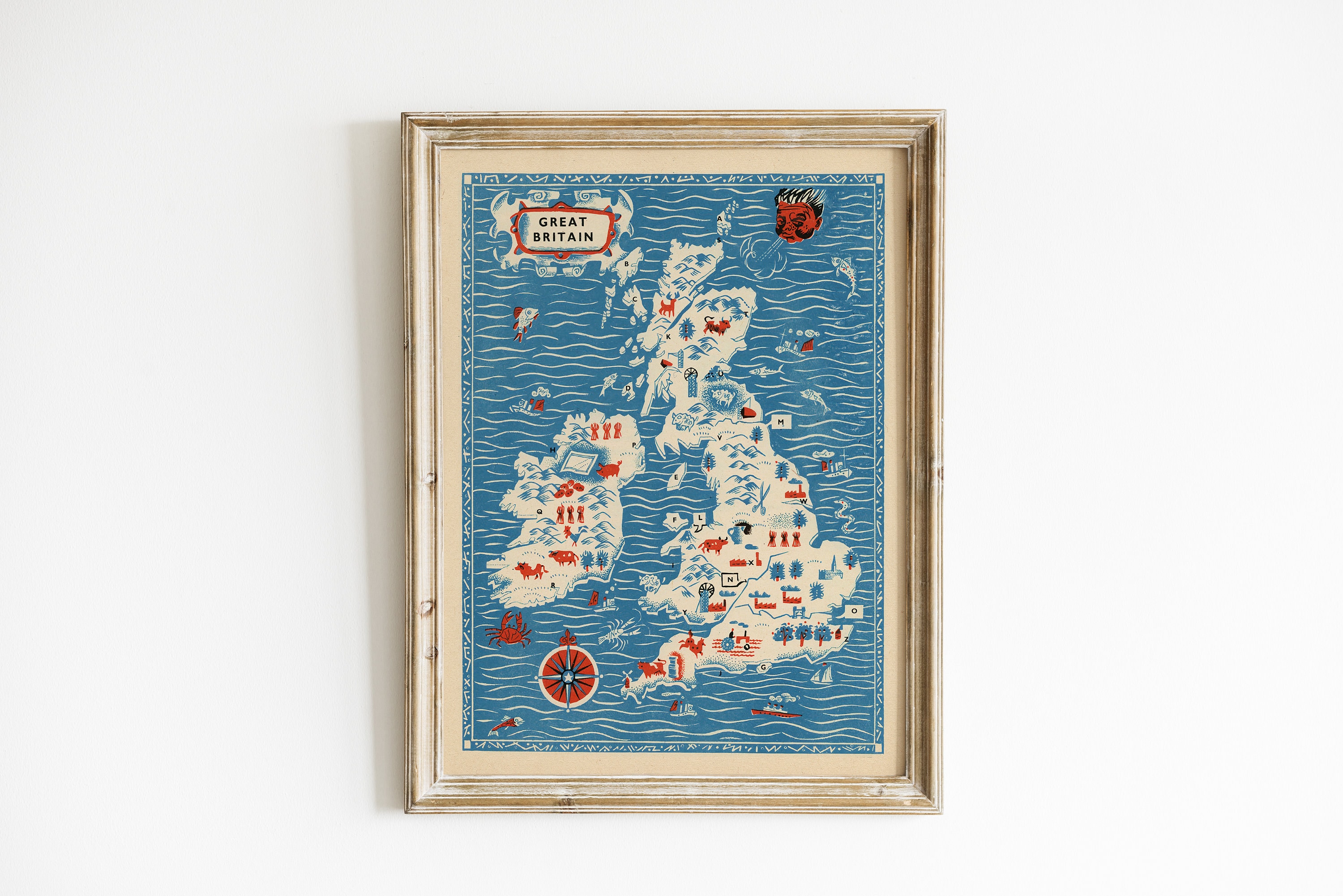 Printable Map Of Britain