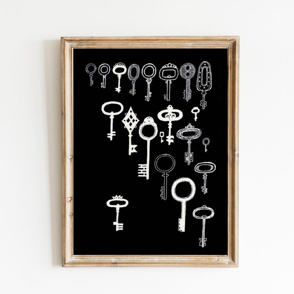 Skeleton Key Art - Etsy