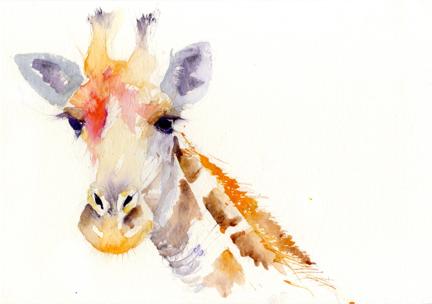 LIMITED edition print of giraffe wall art home decor | Etsy