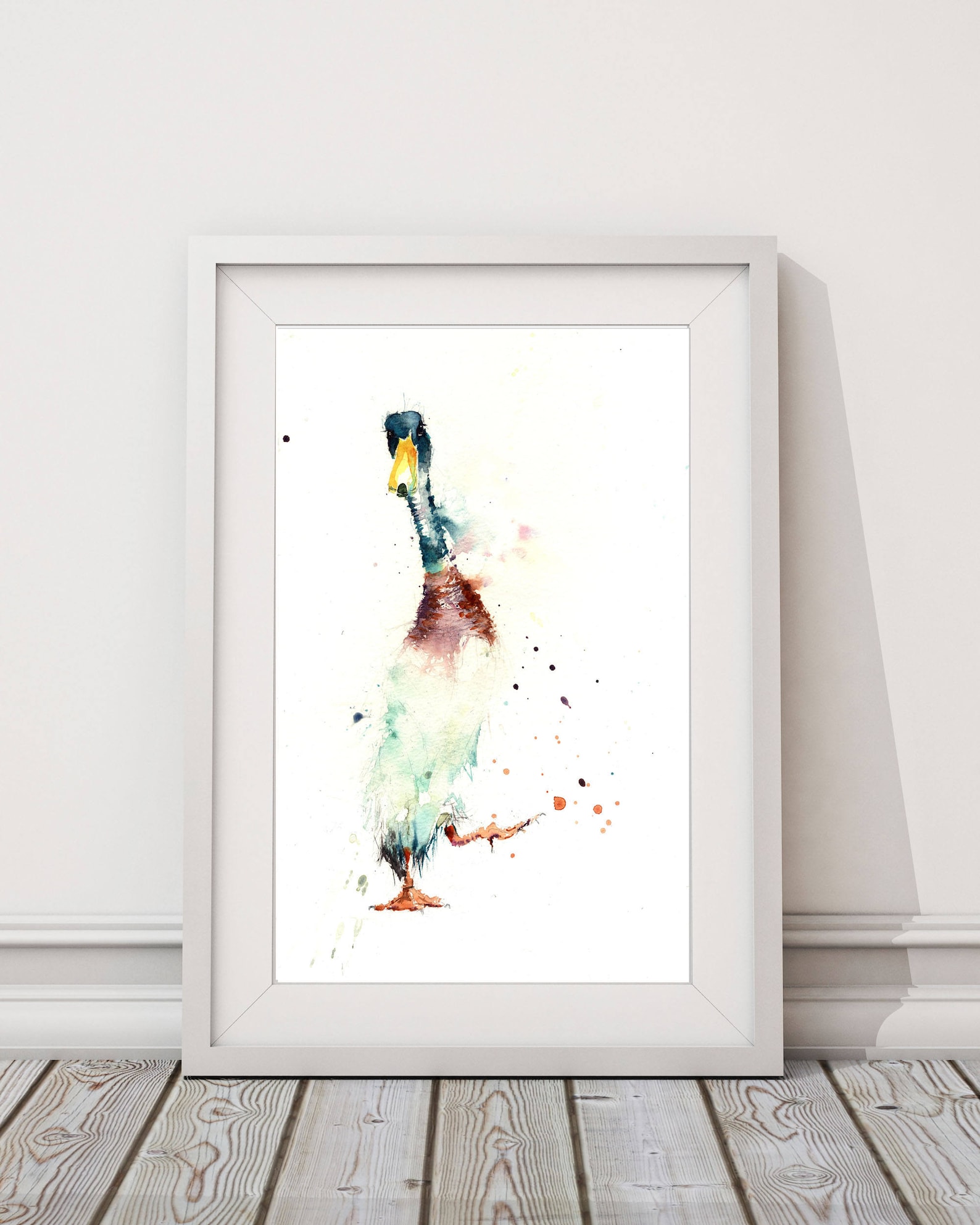 Runner Duck Print Limited Edition ref:3162 Watercolour | Etsy