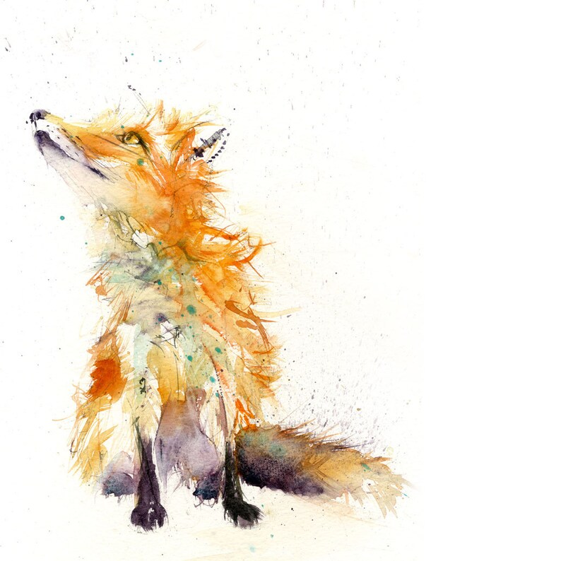 Fox Print, LIMITED Edition FOX 12wall Art, Home Decor, Nursery Art ...