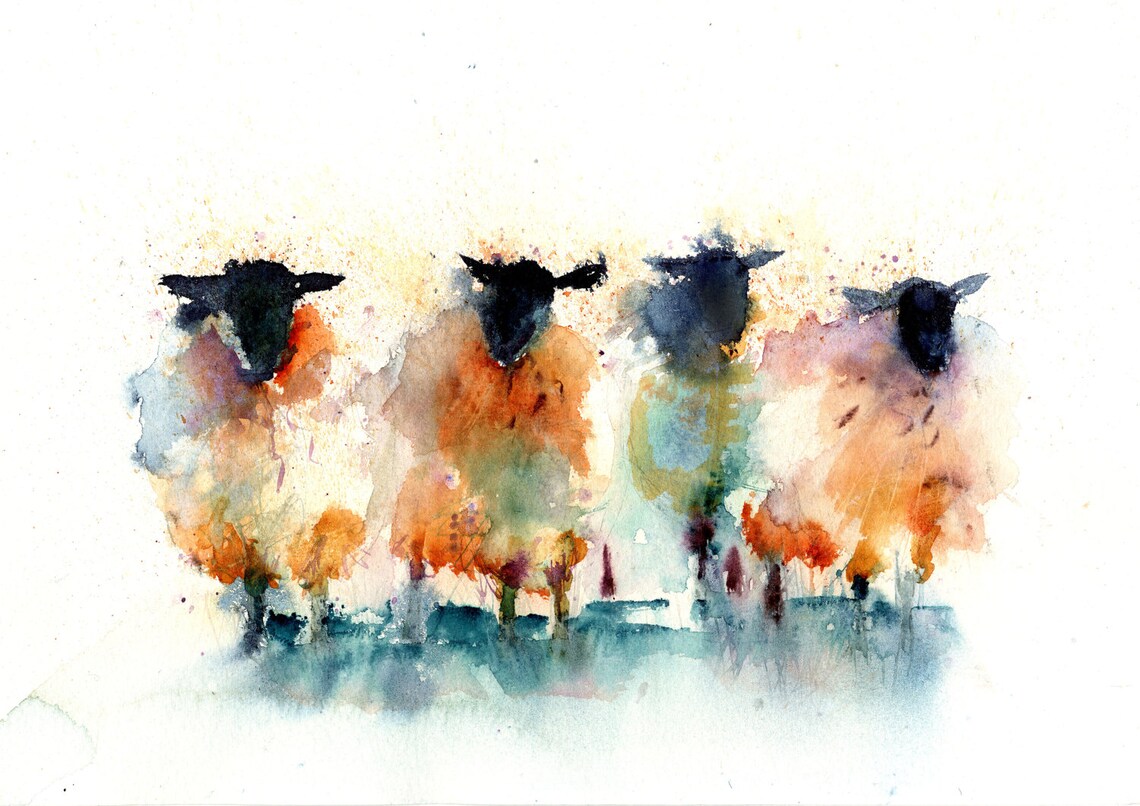 LIMITED Edition Print of My SHEEP Ref; 2688 Wall Art, Home Decor ...