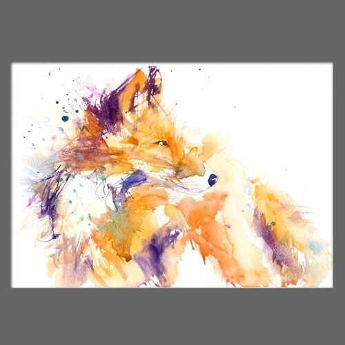 Fox Print LIMITED Edition FOX Ref:1946wall Art Home Decor - Etsy