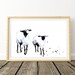 LIMITED Edition Print 0f Painting Ink Drawing SHEEP 1230wall - Etsy