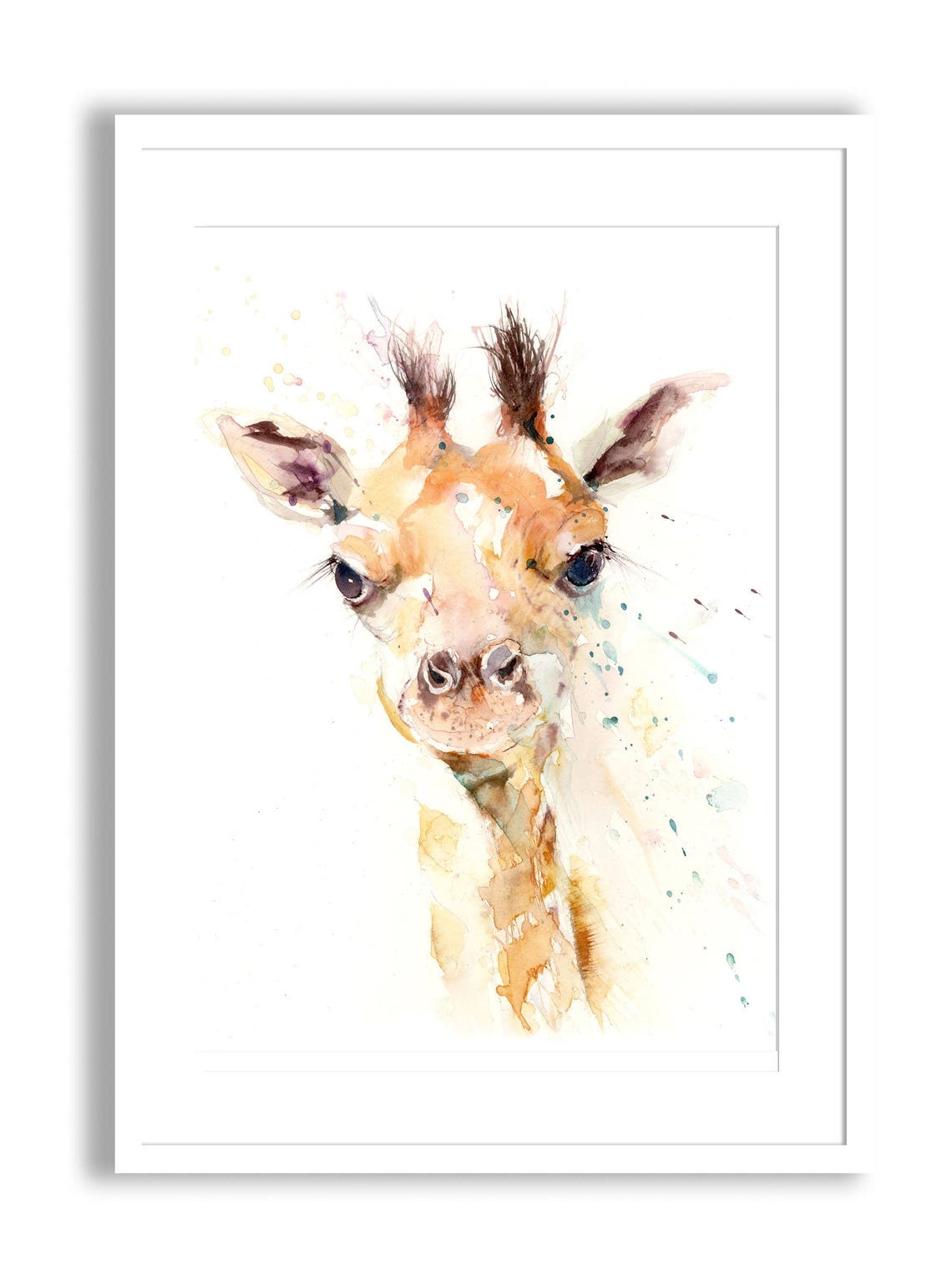LIMITED Edition Print of Baby Giraffe Wall Art Home Decor | Etsy