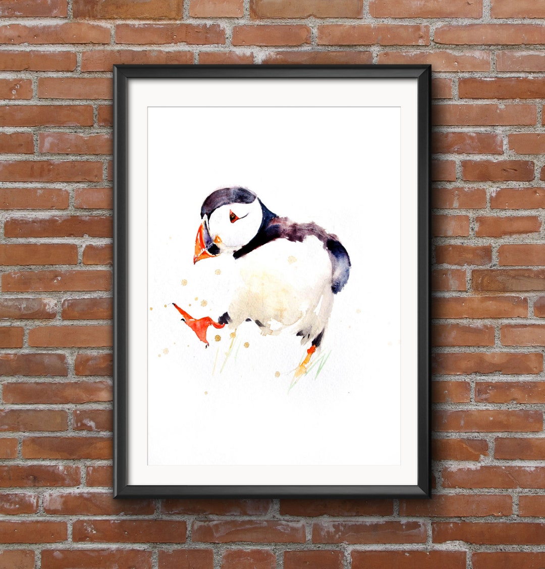 Puffin Print, PUFFIN 6wall Art, Home Decor, Nursery Art, Wildlife ...