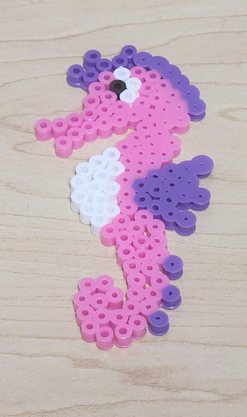 BUNDLE* Perler Bead Sea Creatures -- Turtle, Sea Horse & Fish - Etsy