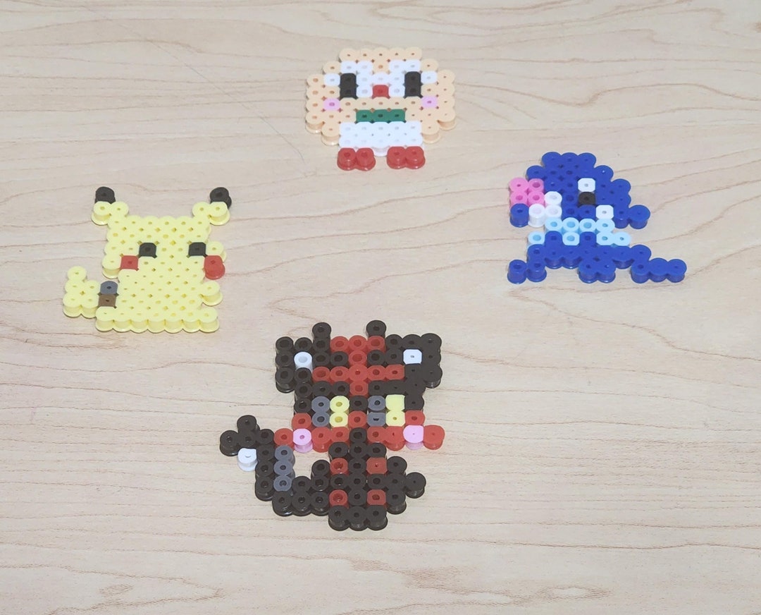 BUNDLE Perler Bead Pokemon Starters Alola Rowlet, Litten, and Popplio ...