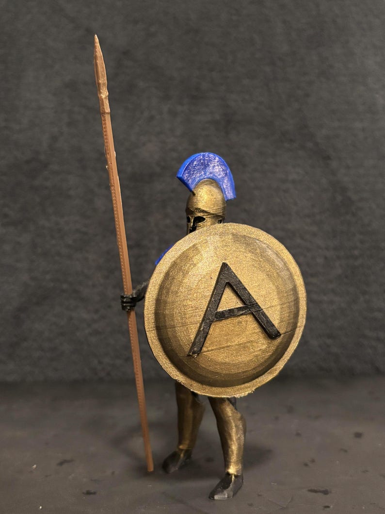 Greek Warrior Phalanx: Hand-painted Greek Hoplite Figures (90mm) - Etsy