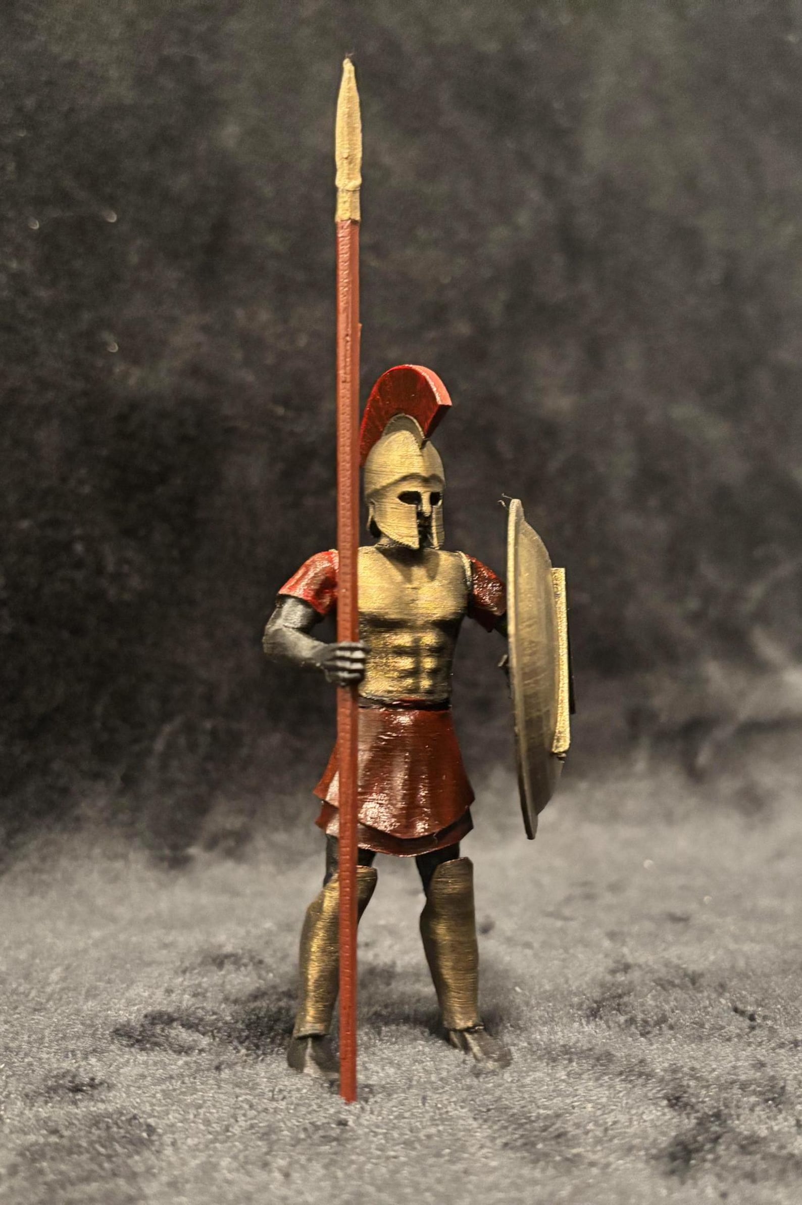 Spartan Warrior Phalanx: Hand-painted Greek Hoplite Figures (90mm) - Etsy