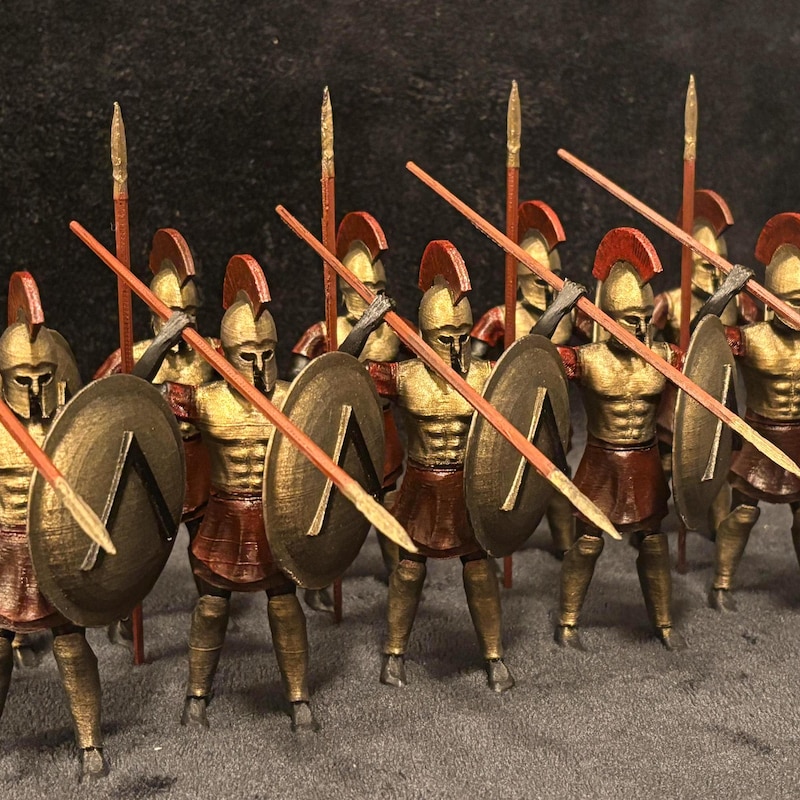 Greek Spartans Figure - Etsy