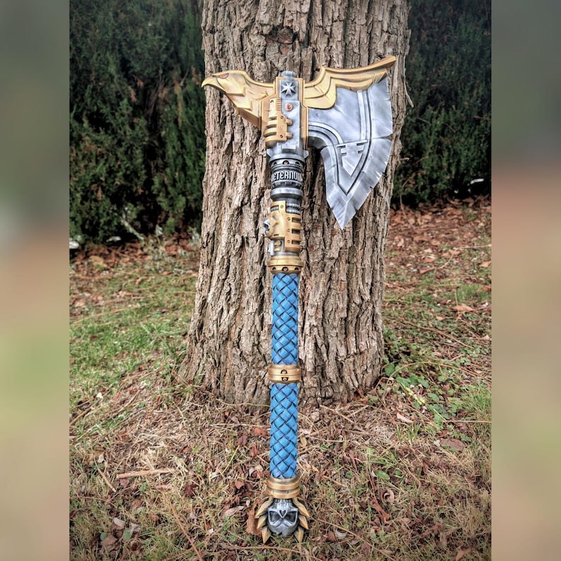 Power Axe Thrones Edge 3D Printed Grimdark Space Soldier Imperial Full ...