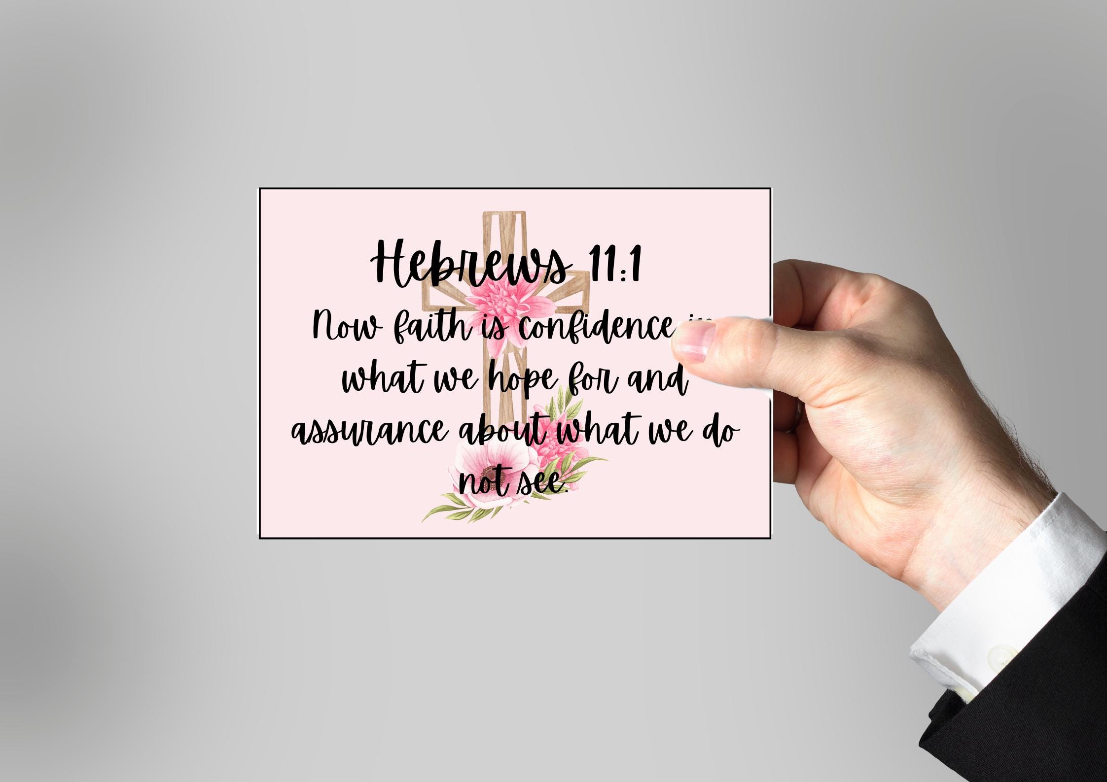 60 Bible Verses Flash Cards Printable Scripture Cutouts Bible Verse ...