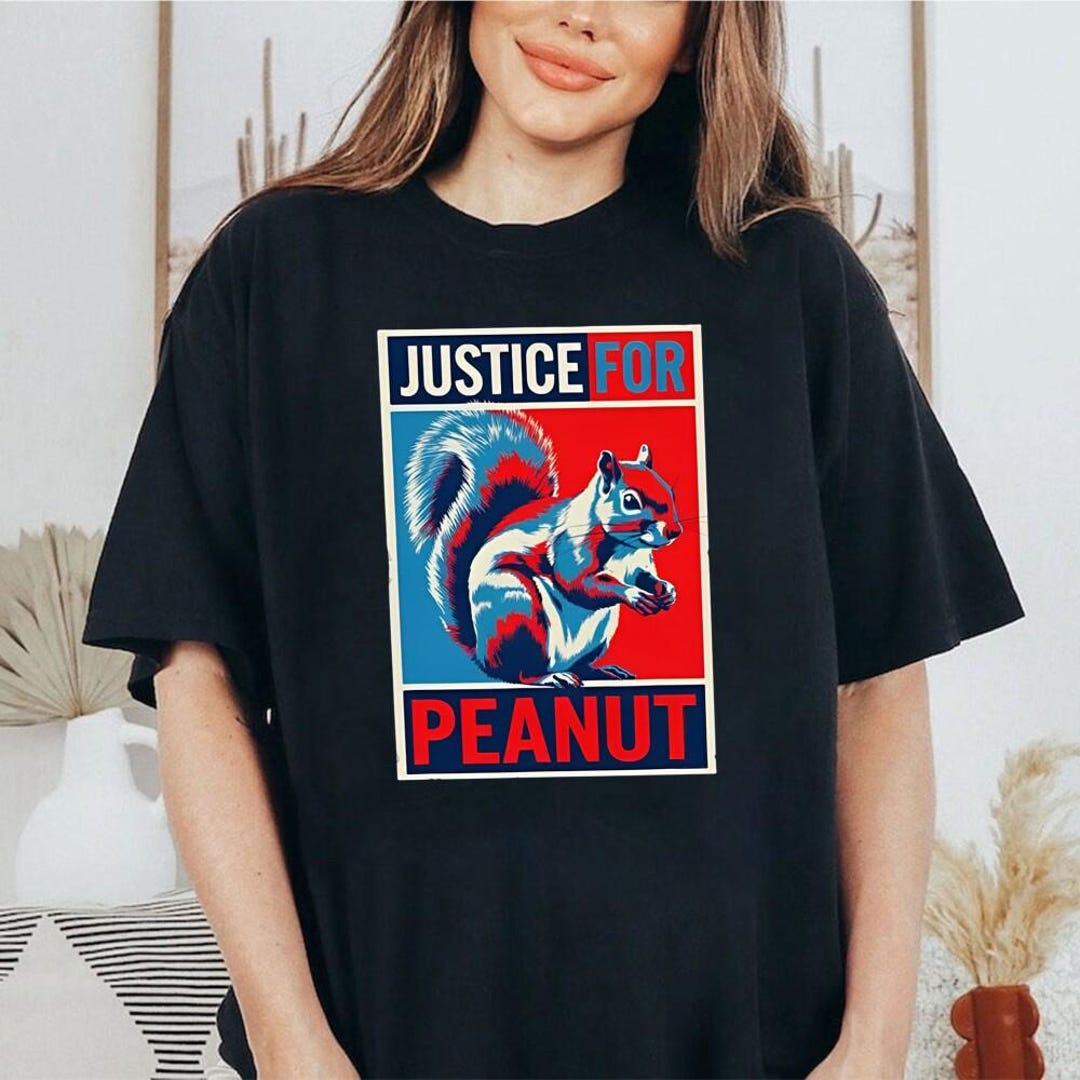 Justice for Peanut Png, Peanut Squirrel, Squirrel Lover Png, Peanut the ...