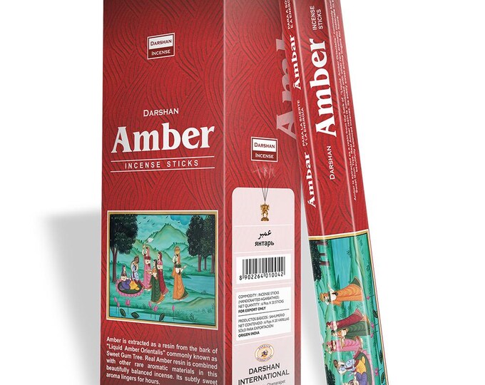 Amber Incense Sticks. 120 Sticks. Natural Hand Made Incense Sticks - Etsy