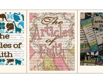 Articles of Faith Flash Cards - Primary the Church of Jesus Christ of ...