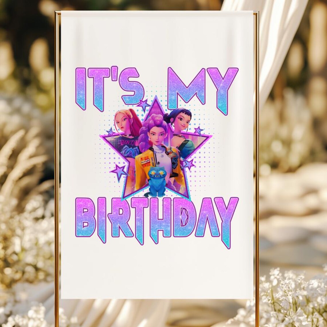 Huntrix Birthday Girl PNG, Kpop Fan Shirt Design (digital Download) - Etsy