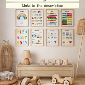 Weather Educational Poster. Classroom, Playroom, Nursery, Homeschool ...