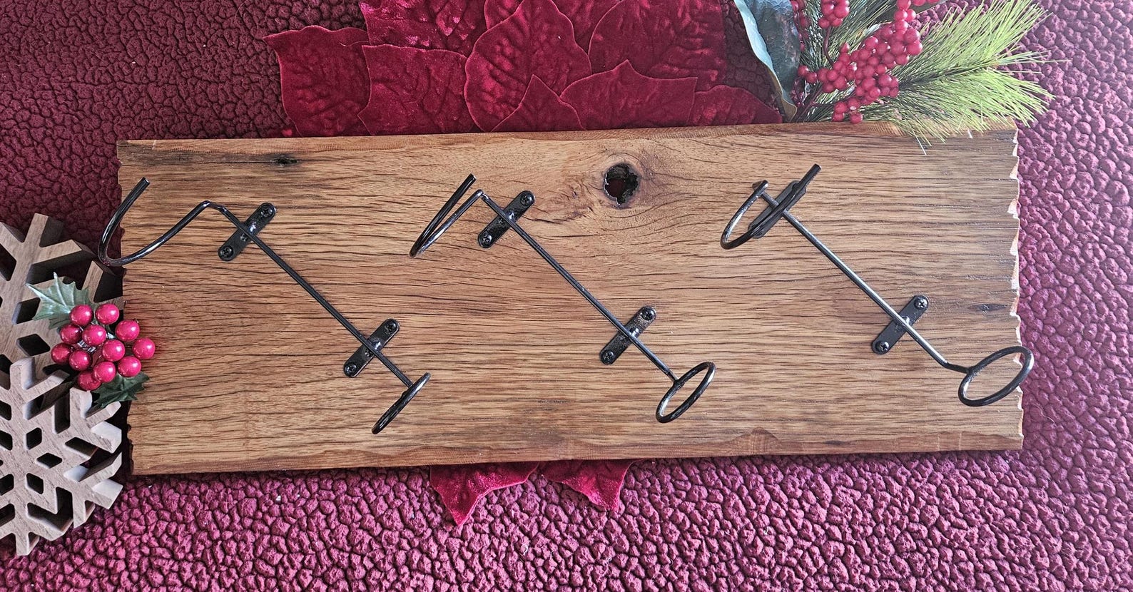 Wall-mounted Wine Rack From 70-year-old Barn Wood Handmade - Etsy