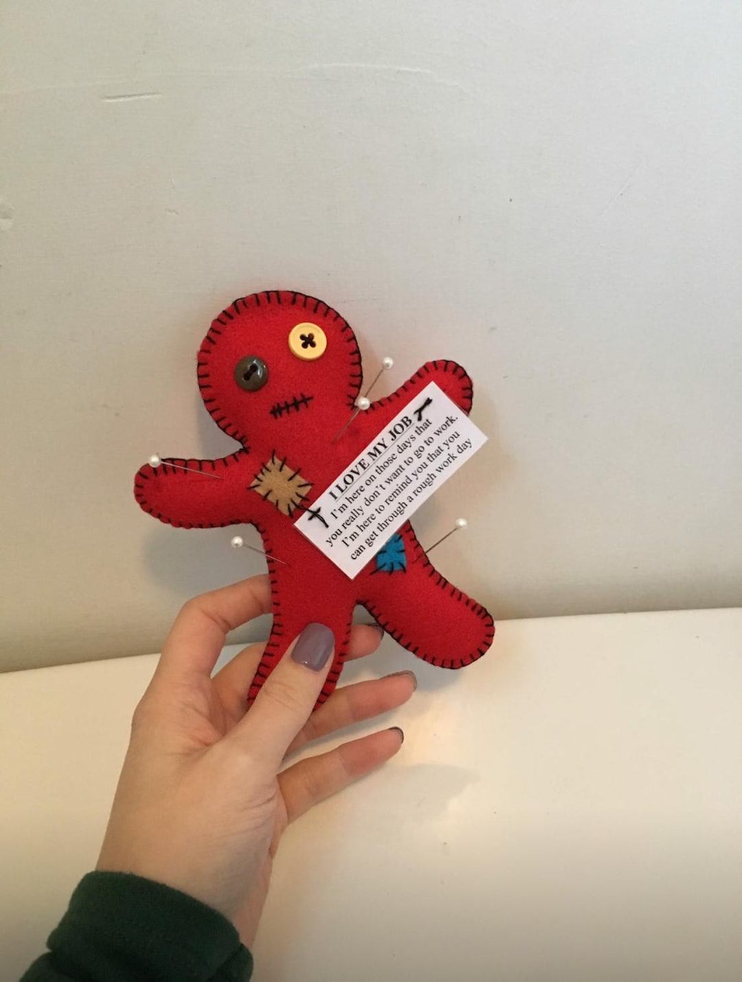 I Love My Job Voodoo Doll Office Gift - Etsy