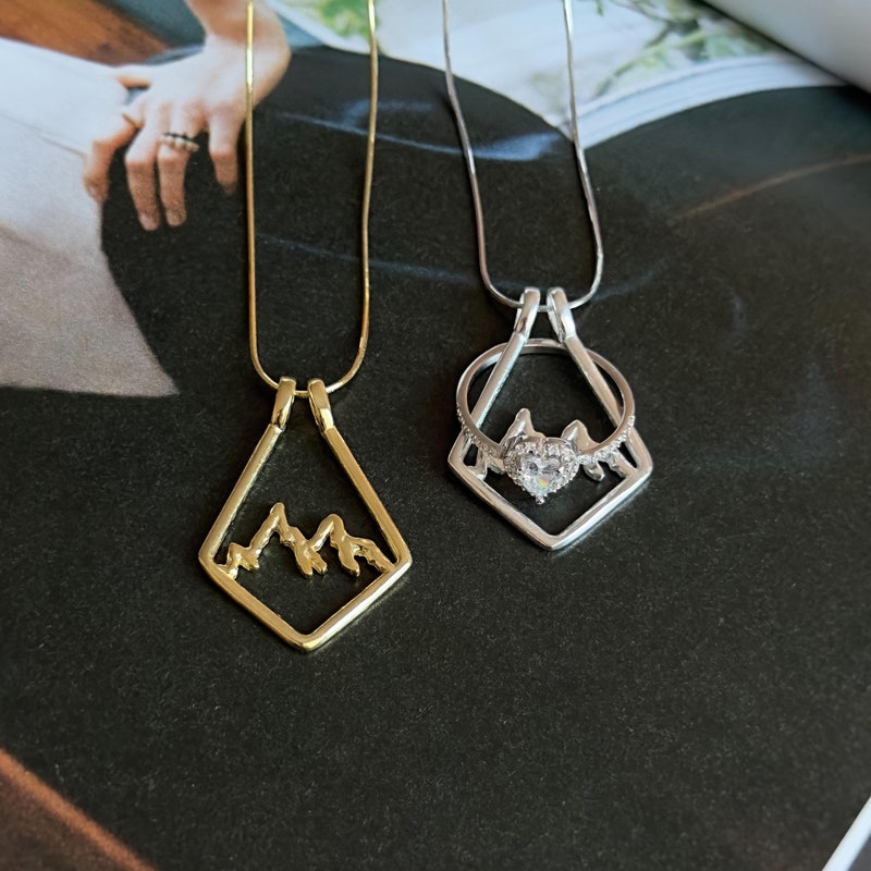 Ring Holder Necklace - Etsy