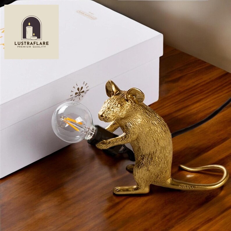 Nordic Mouse LED Table Lamp Adorable Modern Art Deco Light for Home ...