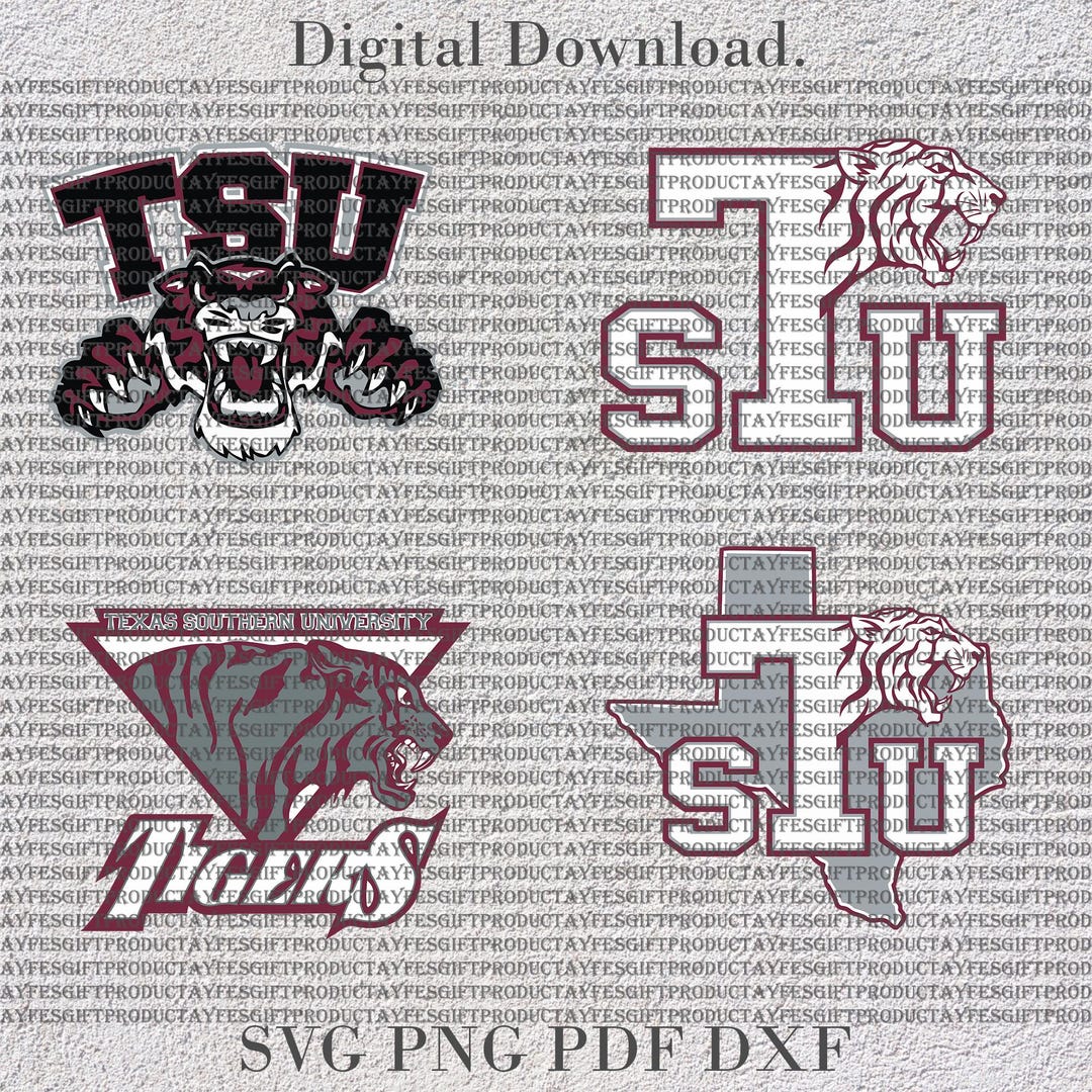 Texas Southern University SVG, Tigers SVG, College, Athletics, TSU ...