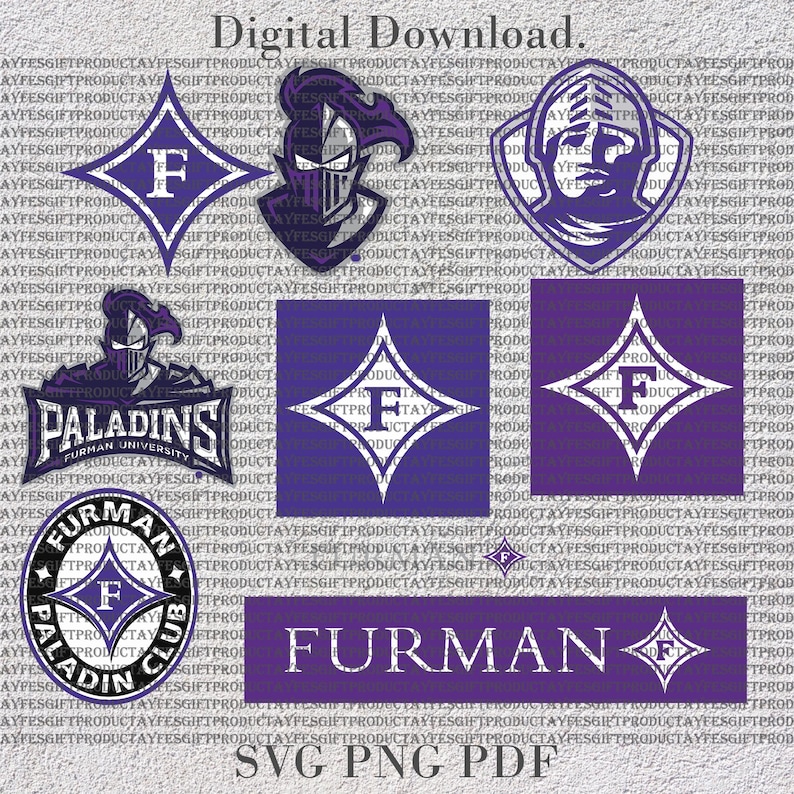 Furman University SVG, Paladins SVG, Athletics, College, Football ...