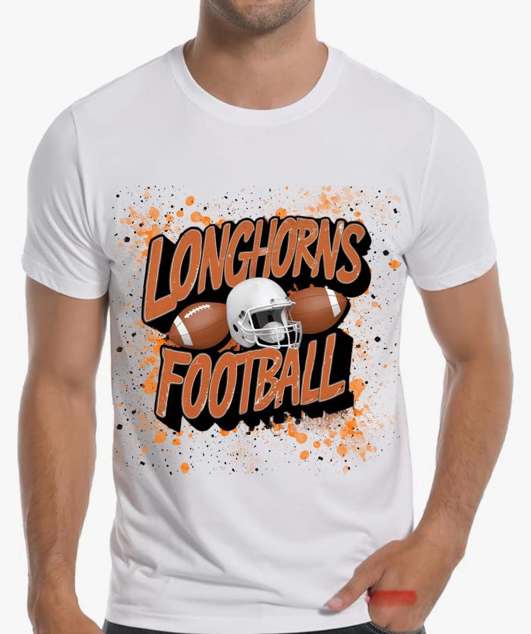 Texas Linghornprintable Design. PNG File,personalized Design ...