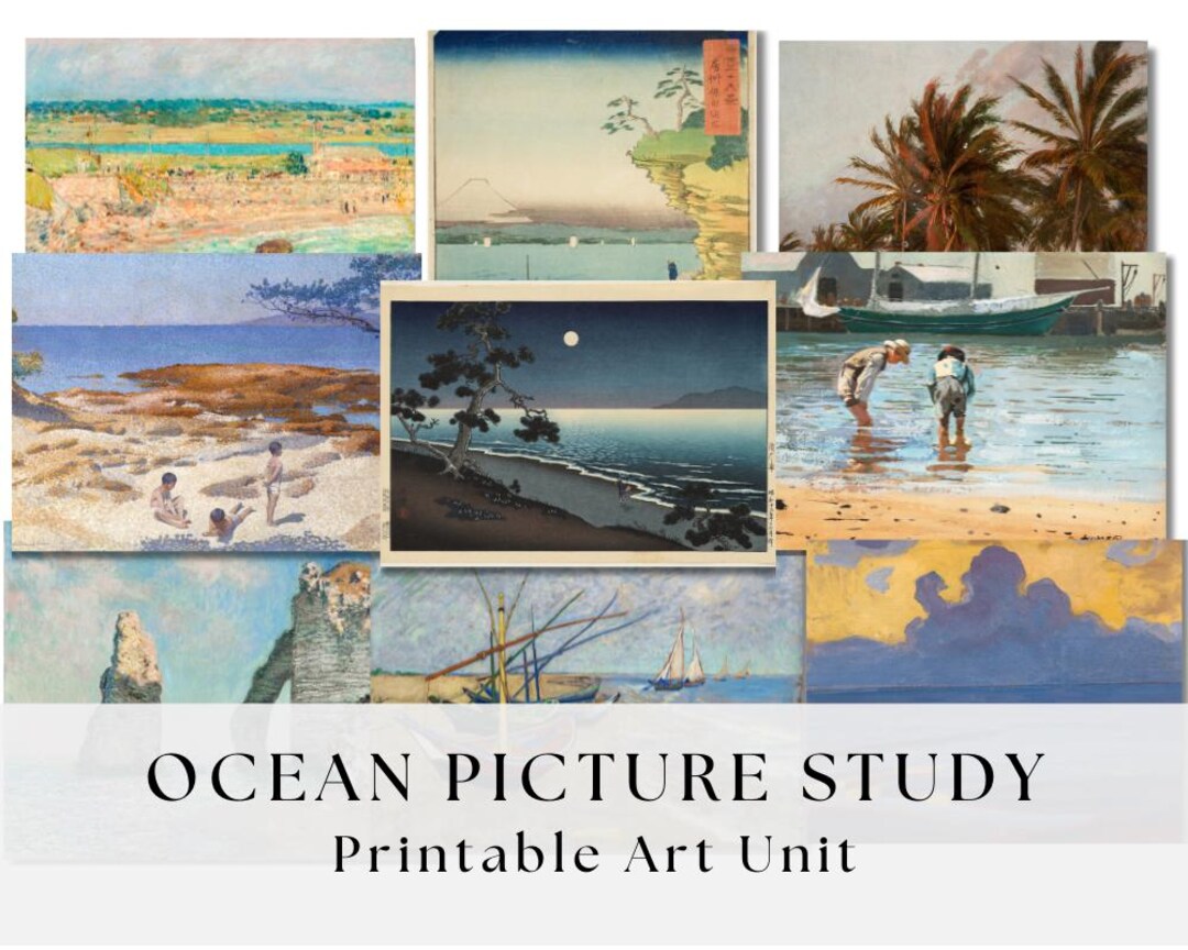 Ocean Picture Study PDF | Printable Art | Charlotte Mason Morning ...