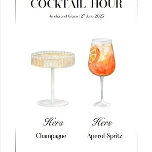 Cocktail Hour Sign - Etsy