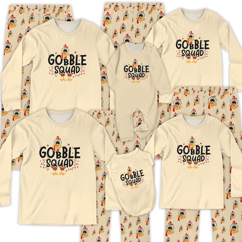 Turkey Matching Pajamas - Etsy