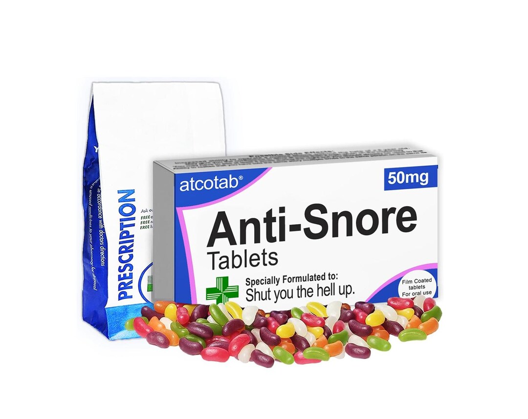Joke Anti Snore Snoring Pills, Box of Fruity Jelly Beans, Valentine's ...