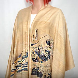 The Great Wave off Kanagawa Scarf/shawl - Etsy