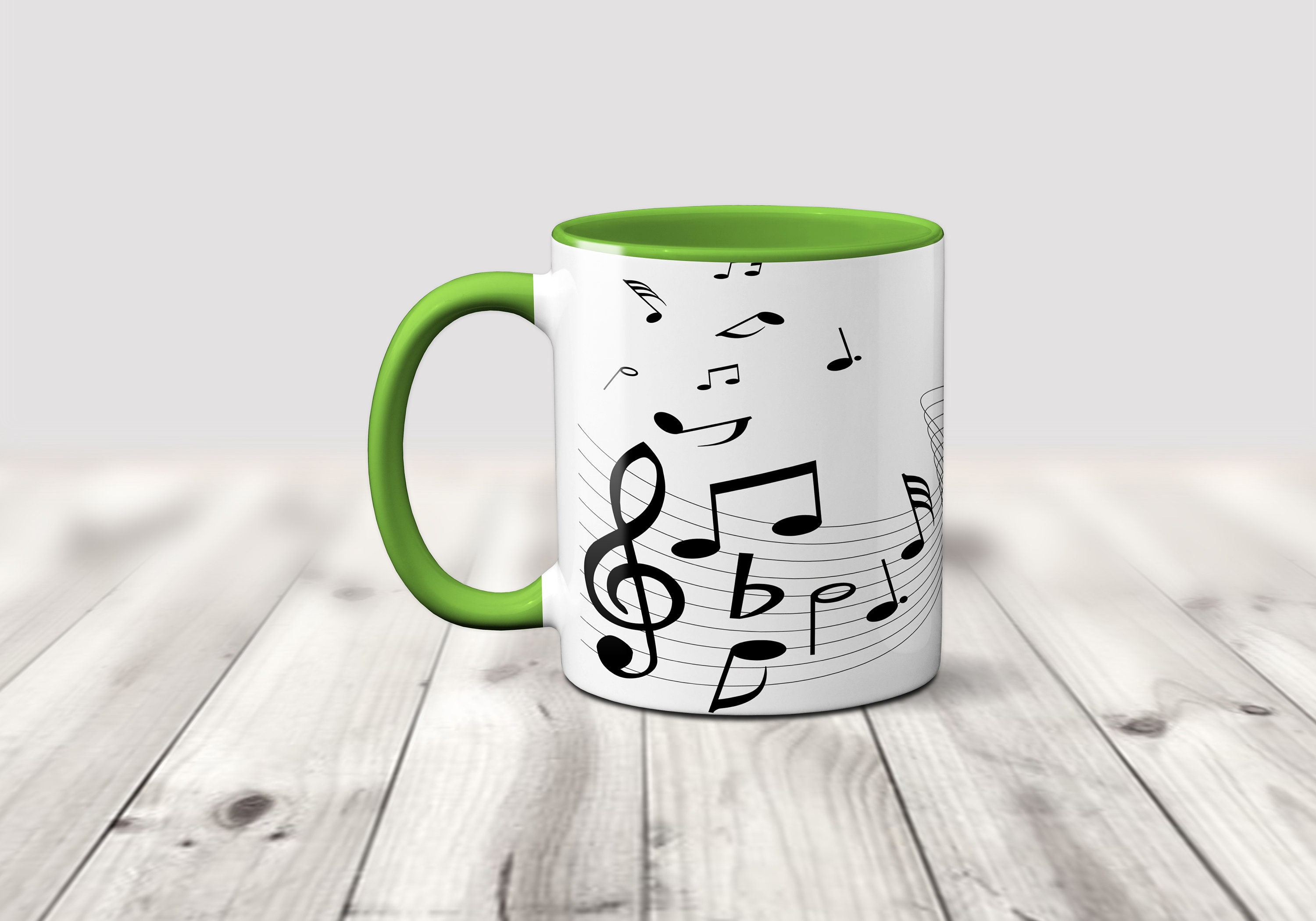 Music Notes Mug, Music Coffee Mug, Sheet Music Mug, Musician Mug, Music ...