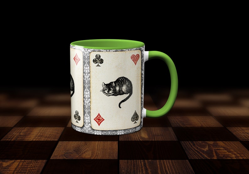 Cheshire Cat Themed Coffee Mug. Alice's Adventures in Wonderland by ...