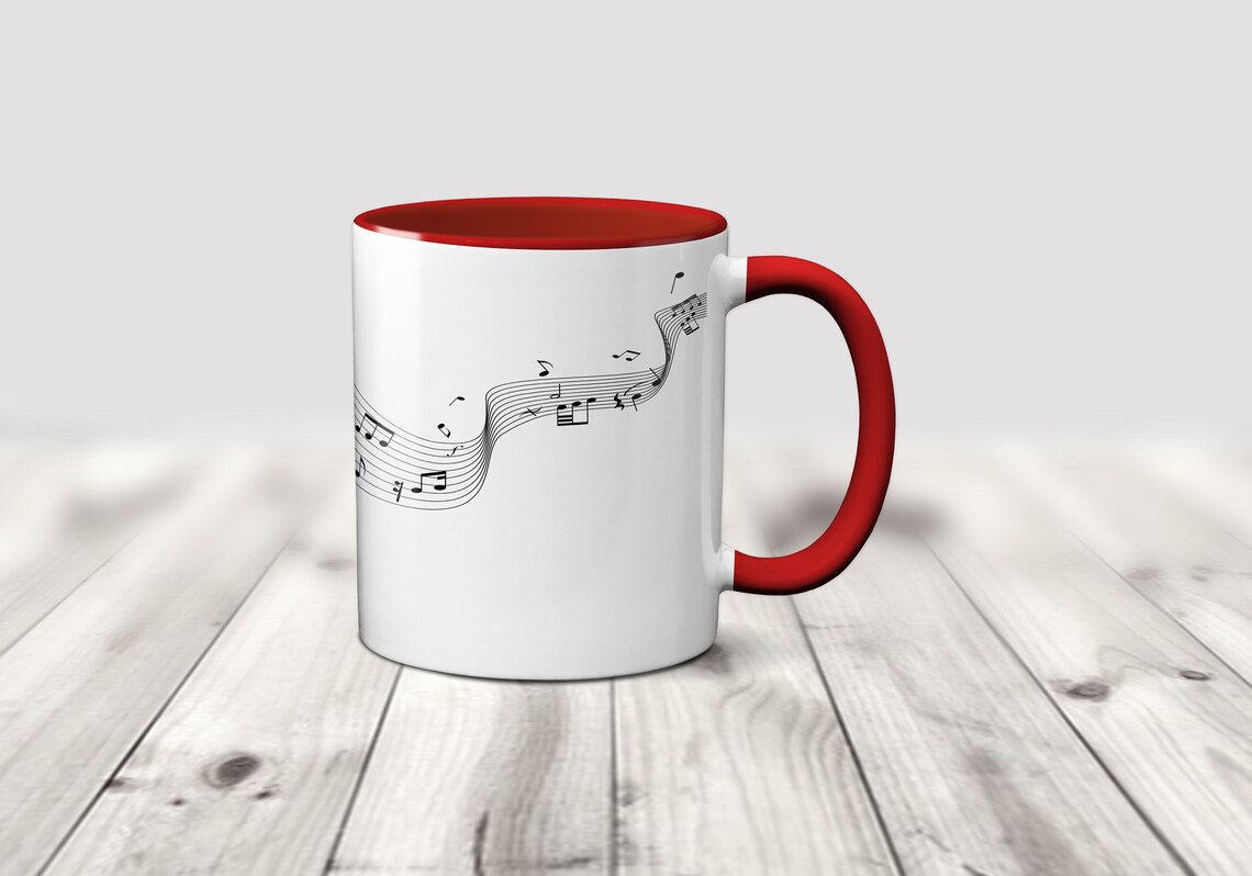 Music Notes Mug Music Coffee Mug Sheet Music Mug Musician - Etsy