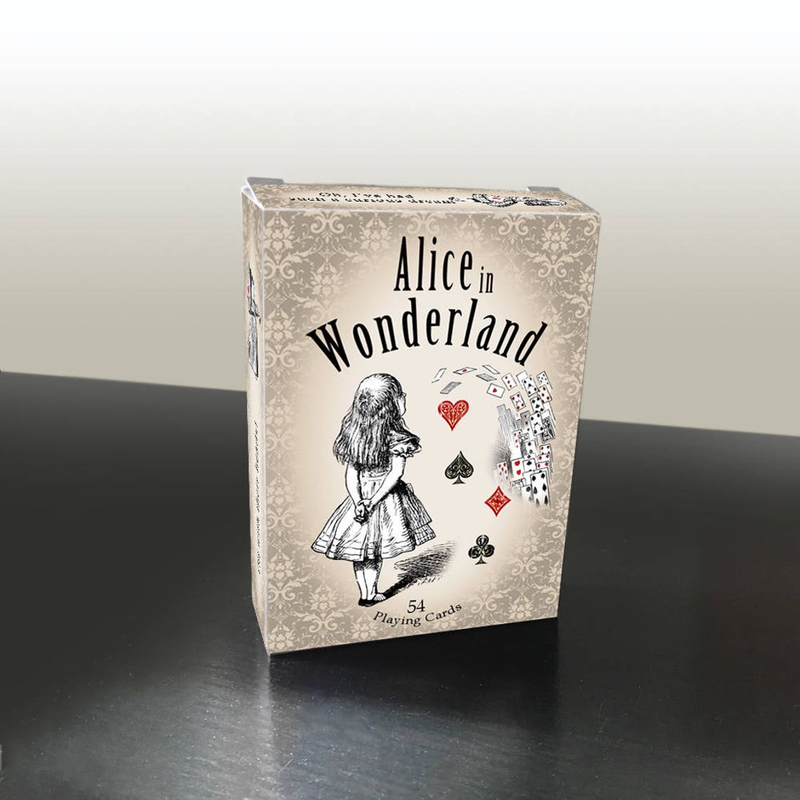 Alicia en el país de las maravillas temáticas de cartas de juego ...