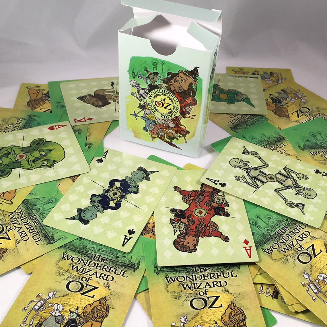 Wizard of Oz Playing Cards Full 54 Poker-size Card Deck | Etsy