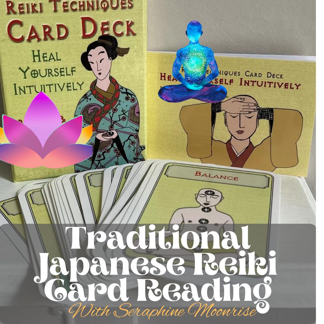 Traditional Japanese Reiki Card Reading Align With Energy & Spiritual ...