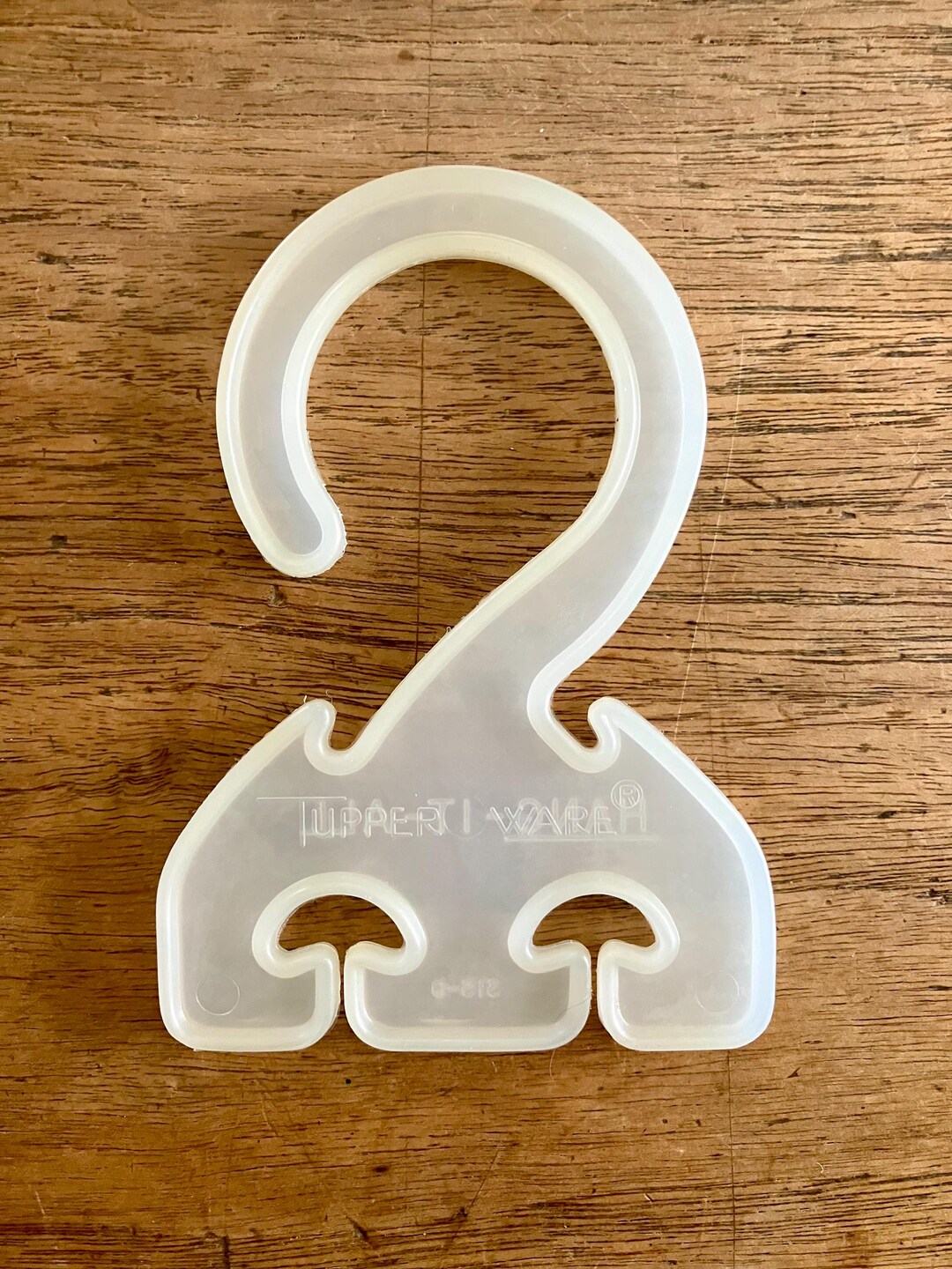 Tupperware Hang It All Hook in Clear Plastic Marked 315-9 Vintage 1960s ...
