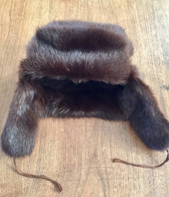 vintage russian ushanka fur - Gem