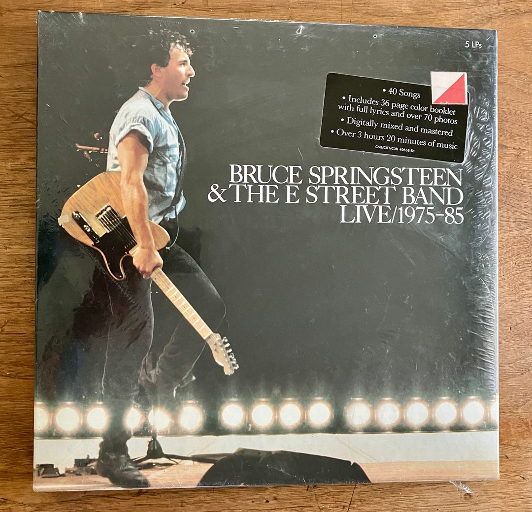 Record Album Set of Five Bruce Springsteen and the E Street Band Live ...