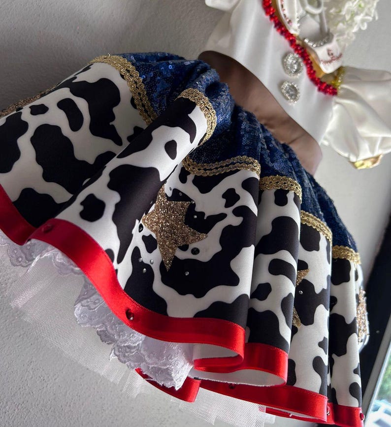Jessie Costume for Girls, Jessie Baby Dress, Cow Theme Costume, Toy ...