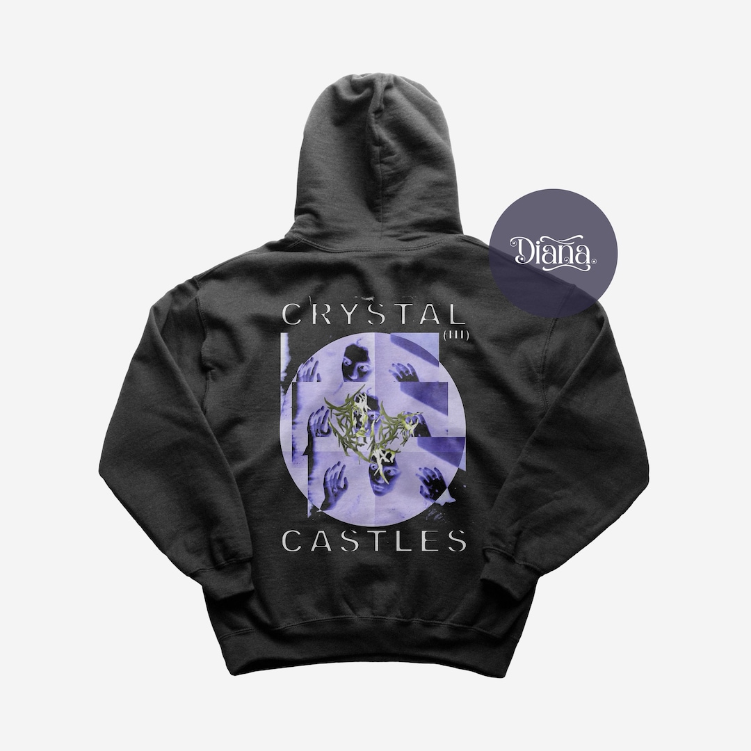Crystal Castles Hoodie Electronic Music Hoodie III Album Hoodie Crystal ...