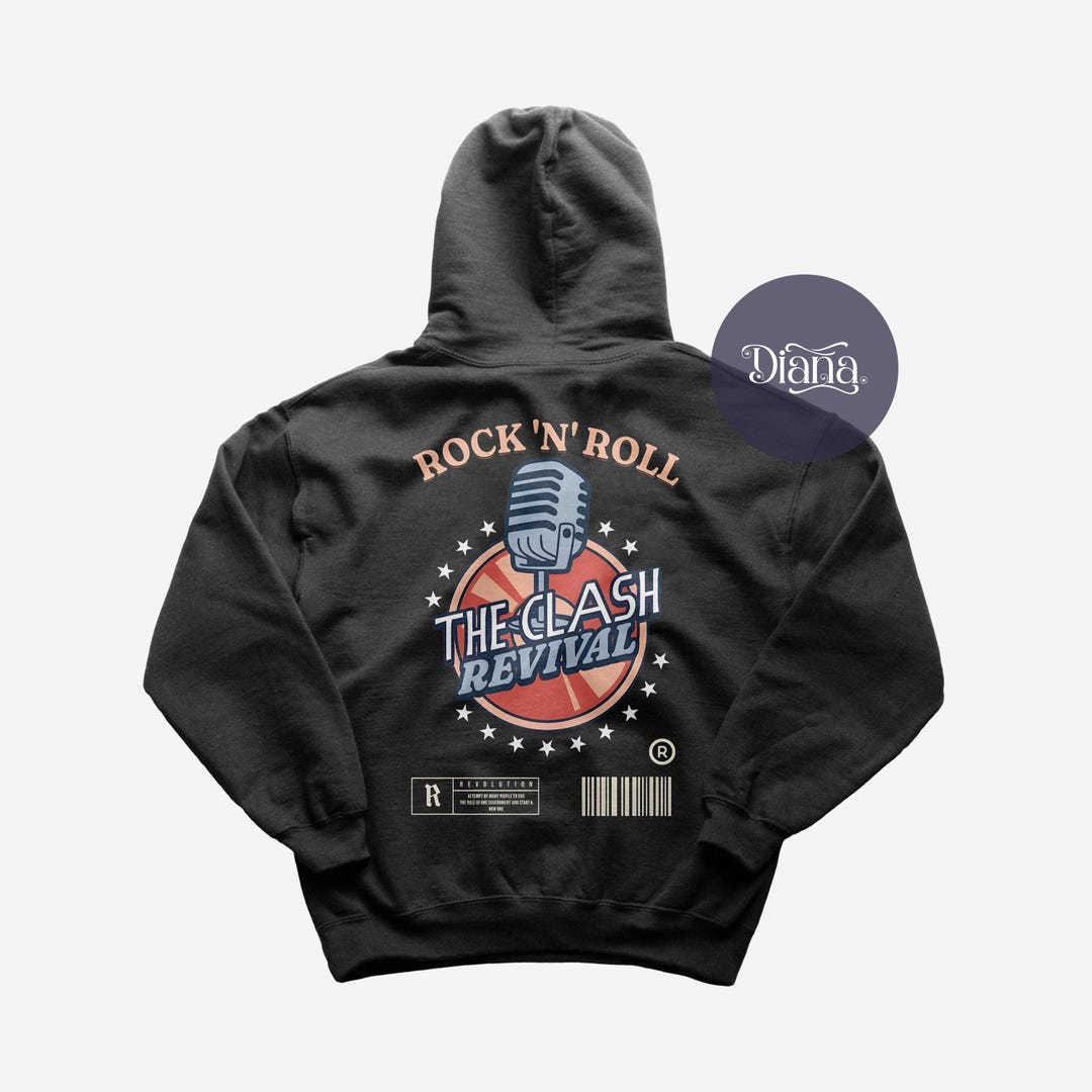 The Clash Hoodie Rock Music Hoodie Combat Rock London Calling ...
