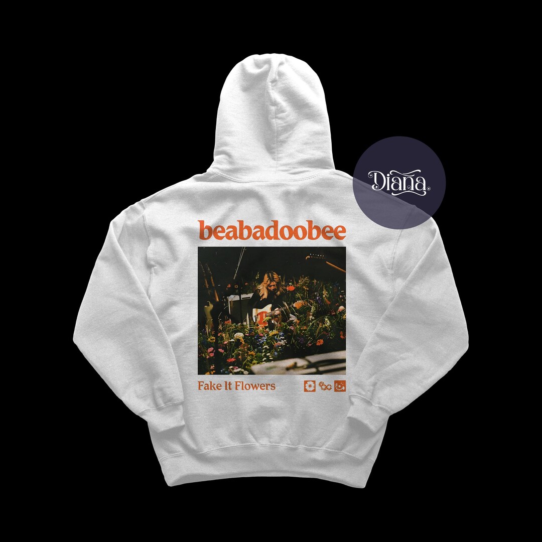 Beabadoobee Hoodie Pop Music Hoodie Fake It Flowers Album Hoodie ...