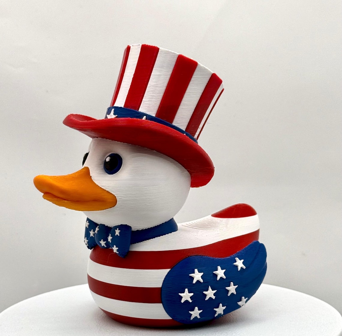 Uncle Sam Jeep Duck: 3D Printed Patriotic Dashboard Decoration - Etsy